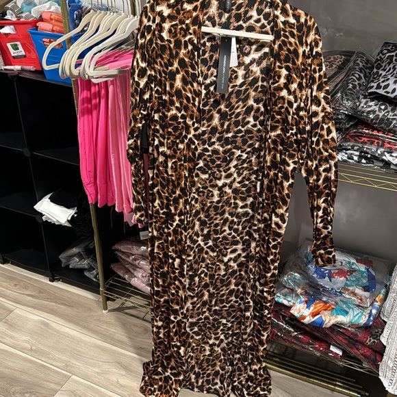Other | Leopard Print Duster | Poshmark